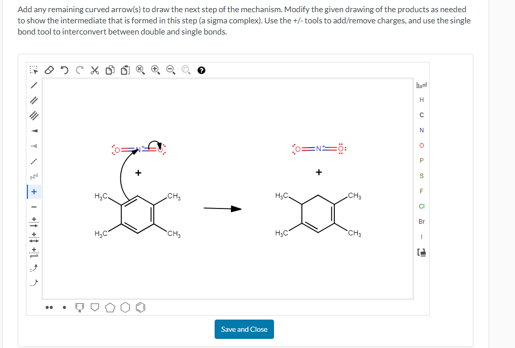 Solved Add any remaining curved arrow(s) to draw the next | Chegg.com