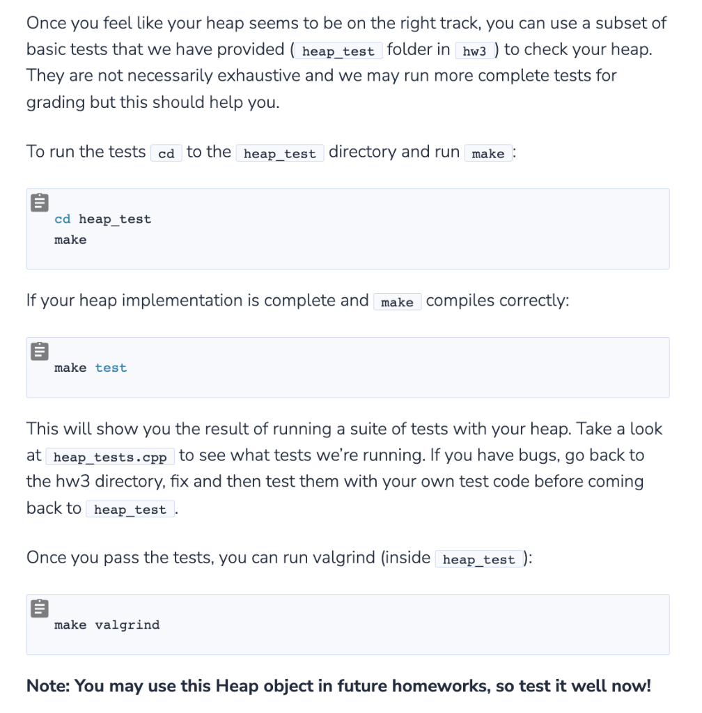 Solved Part 5 - Heap Implementation Now that you have | Chegg.com