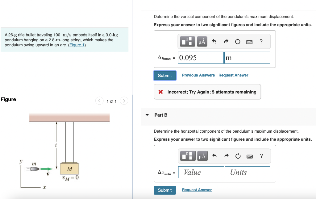Solved Determine the vertical component of the pendulum's | Chegg.com