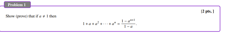 Solved Show (prove) that if a =1 then | Chegg.com