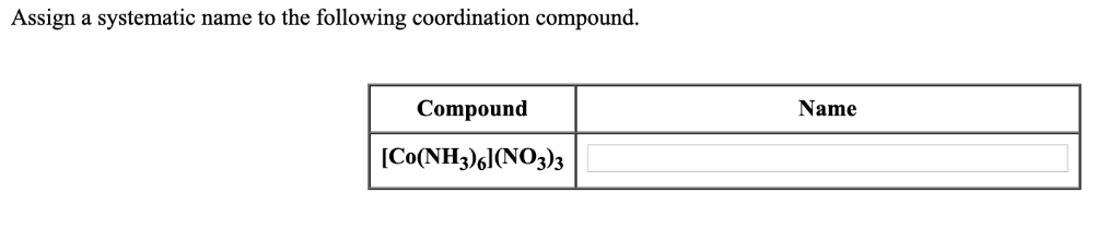 Solved Assign a systematic name to the following | Chegg.com