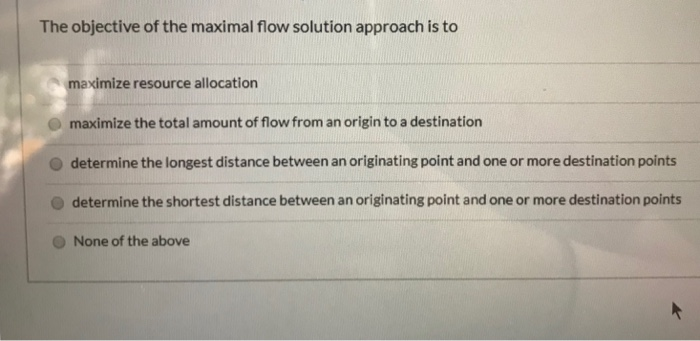 Solved The Objective Of The Maximal Flow Solution Approach 8870