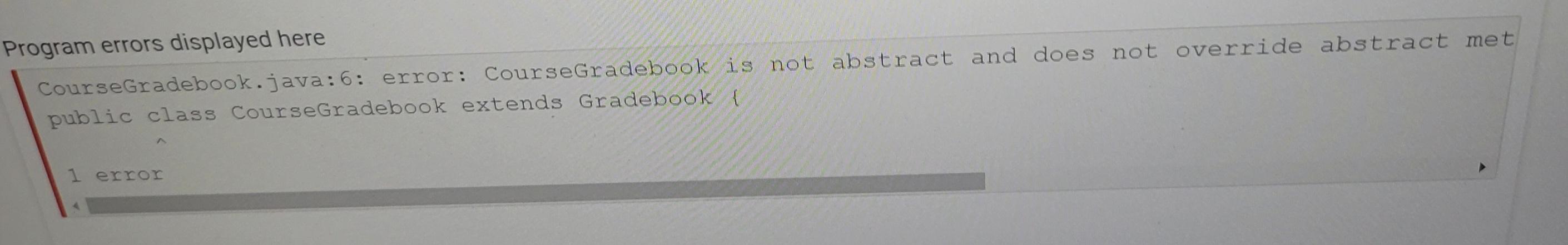 Current file: CourseGradebookjava = Tport java.util. | Chegg.com
