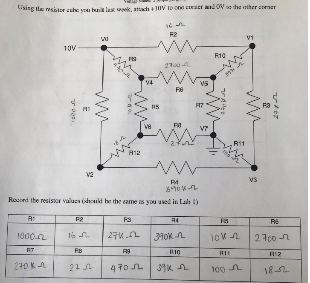Solved Question) Write the voltage node equations for this | Chegg.com