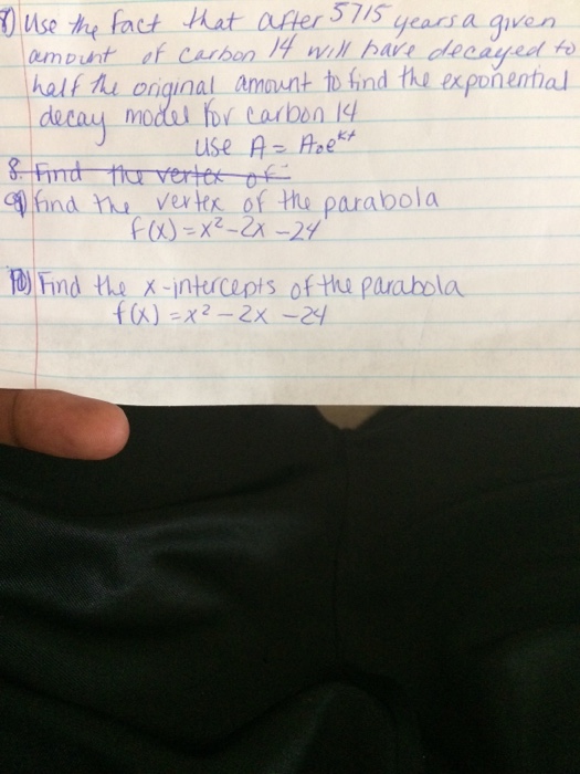 Solved Use the fact that after 5715 years a given amount of | Chegg.com