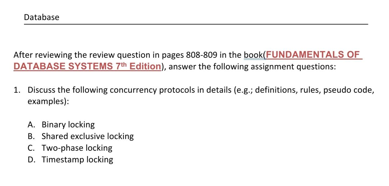 Solved After reviewing the review question in pages 808−809 | Chegg.com