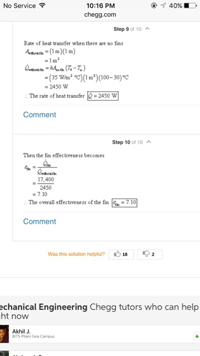 Solved 3-130 A hot surface at 100°C is to be cooled by | Chegg.com