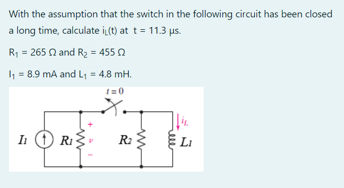 Solved With the assumption that the switch in the following | Chegg.com