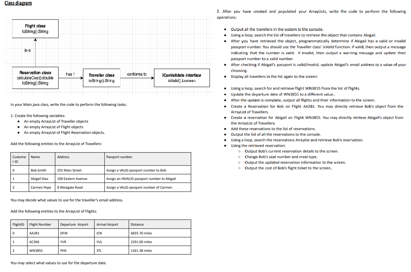 Solved You were hired by a local travel agency to build an | Chegg.com