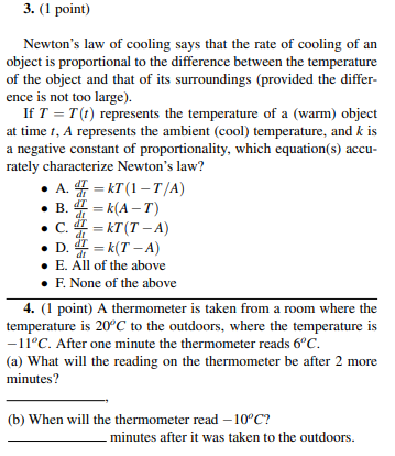 Solved Differential equation problems. I need steps with | Chegg.com