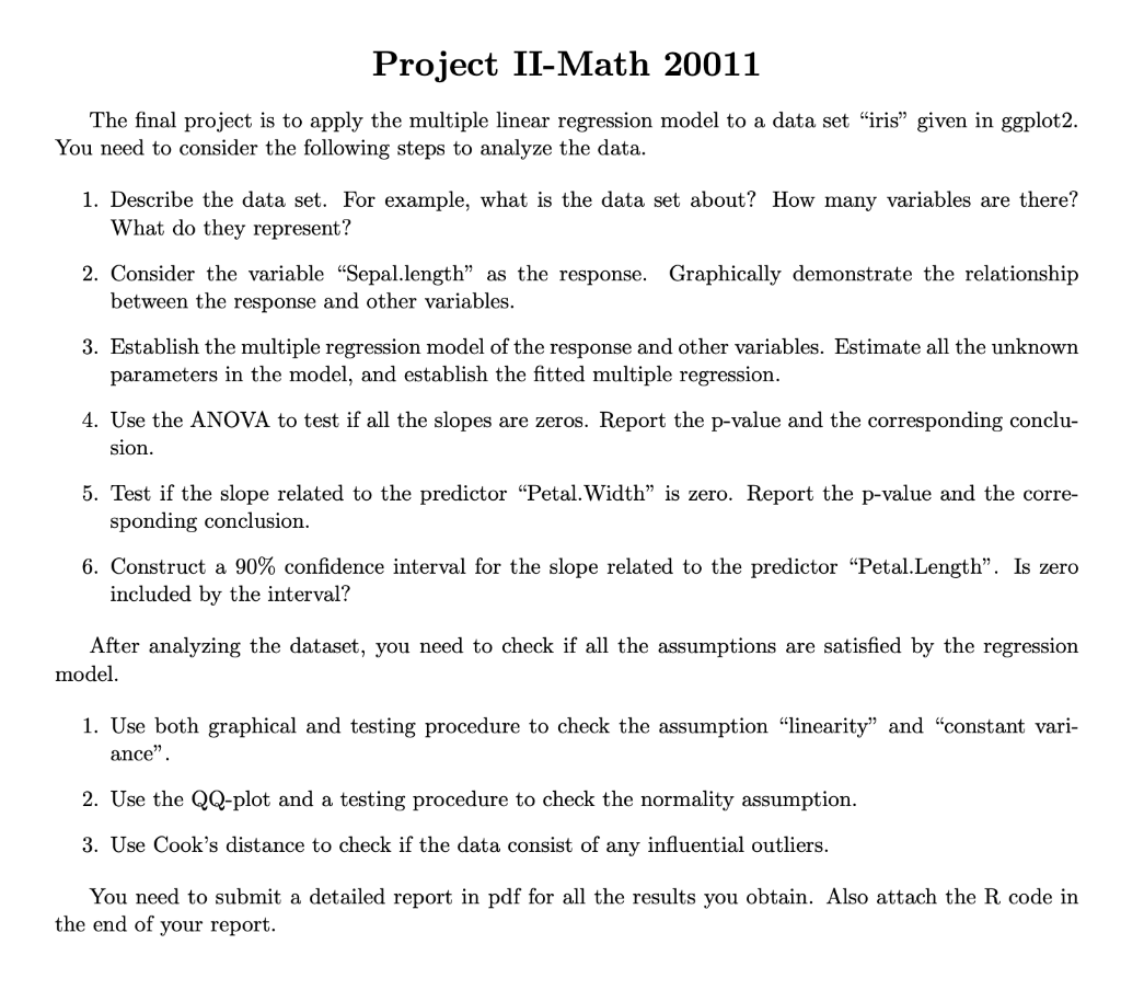 Solved to load the data, type these steps in R application | Chegg.com