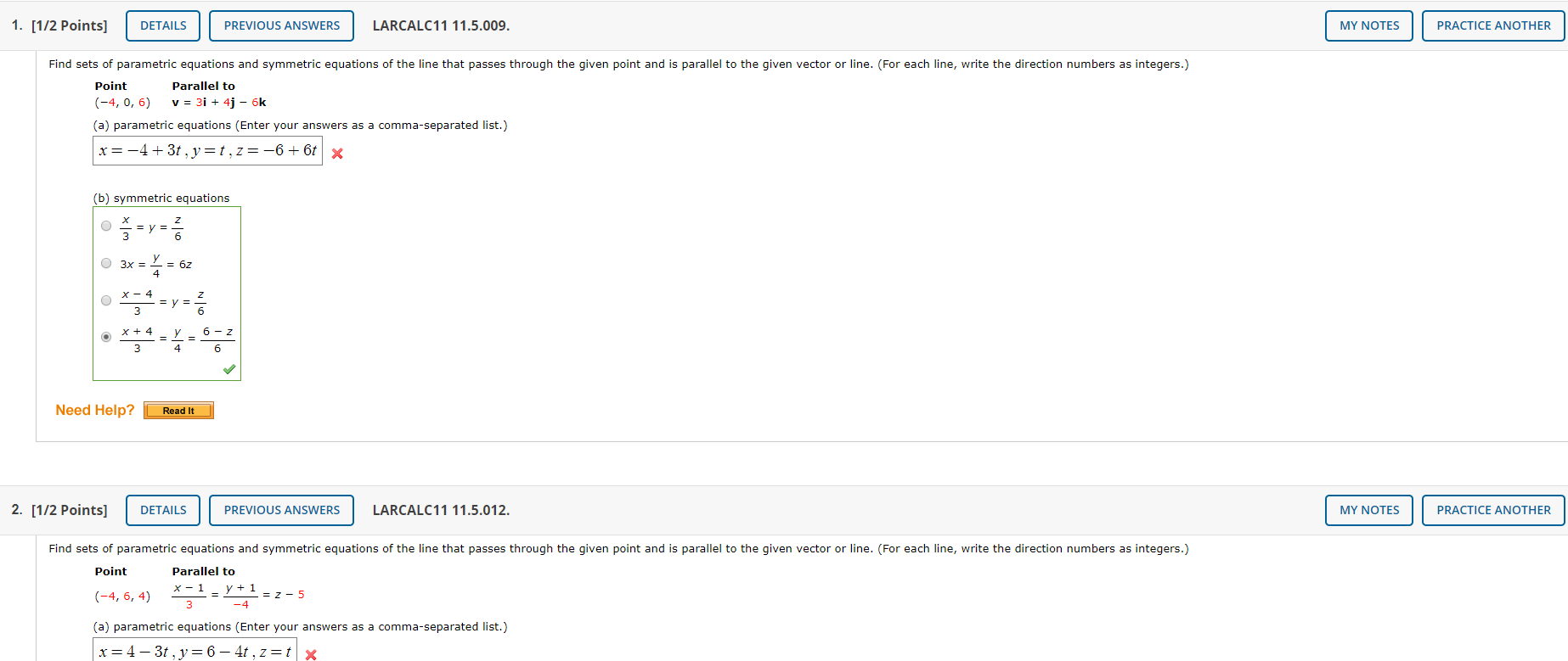 Solved 23. [0/2 Points] DETAILS PREVIOUS ANSWERS LARCALC11 | Chegg.com