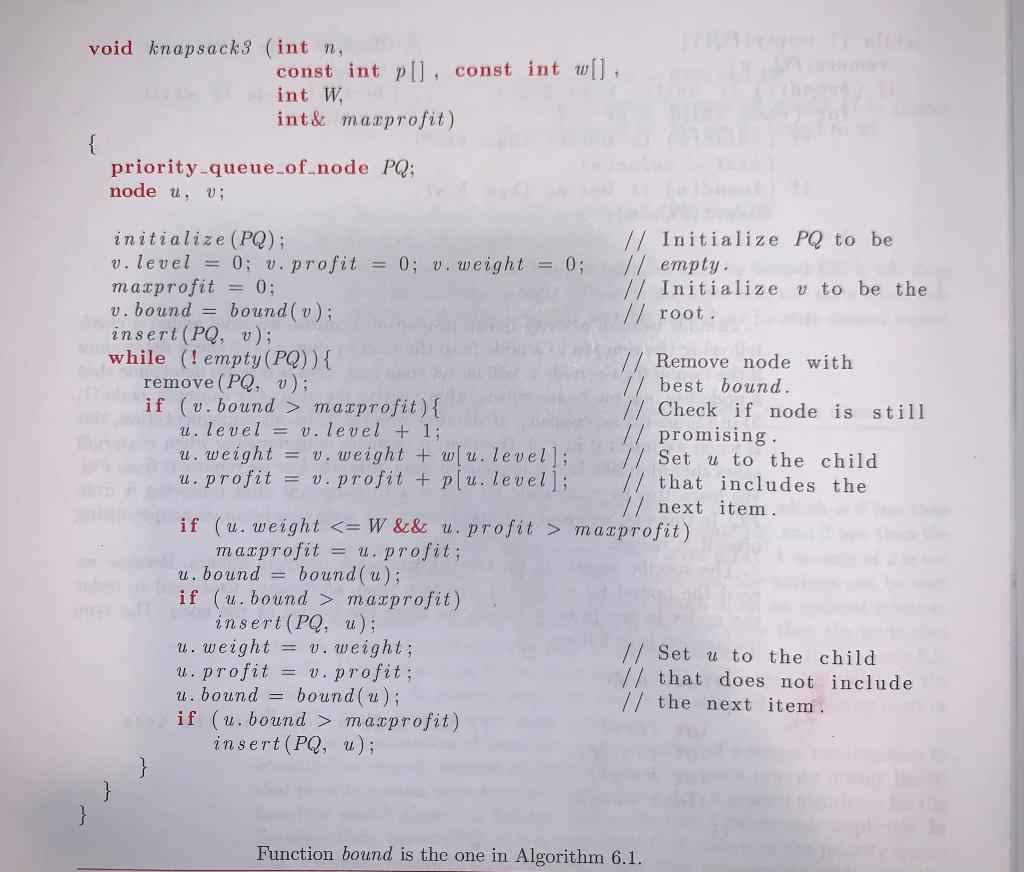 Solved Problem Instance Ui 5 Implement Algorithm 62 On 4579