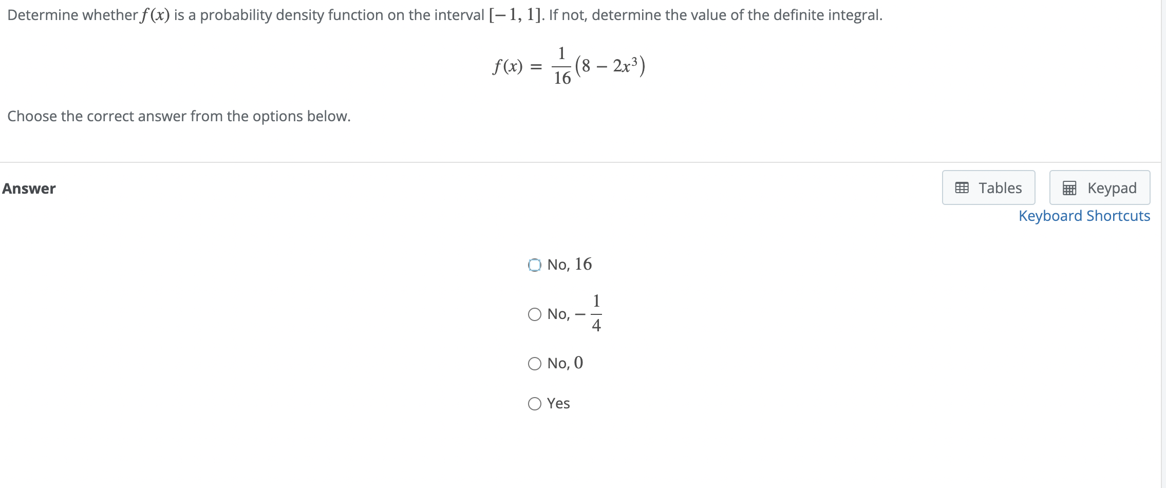 Solved Determine whether f(x) is a probability density | Chegg.com