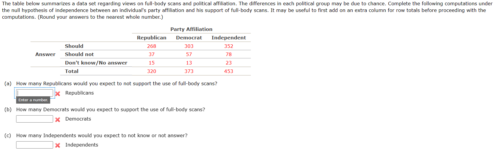 Solved computations. (Round your answers to the nearest | Chegg.com