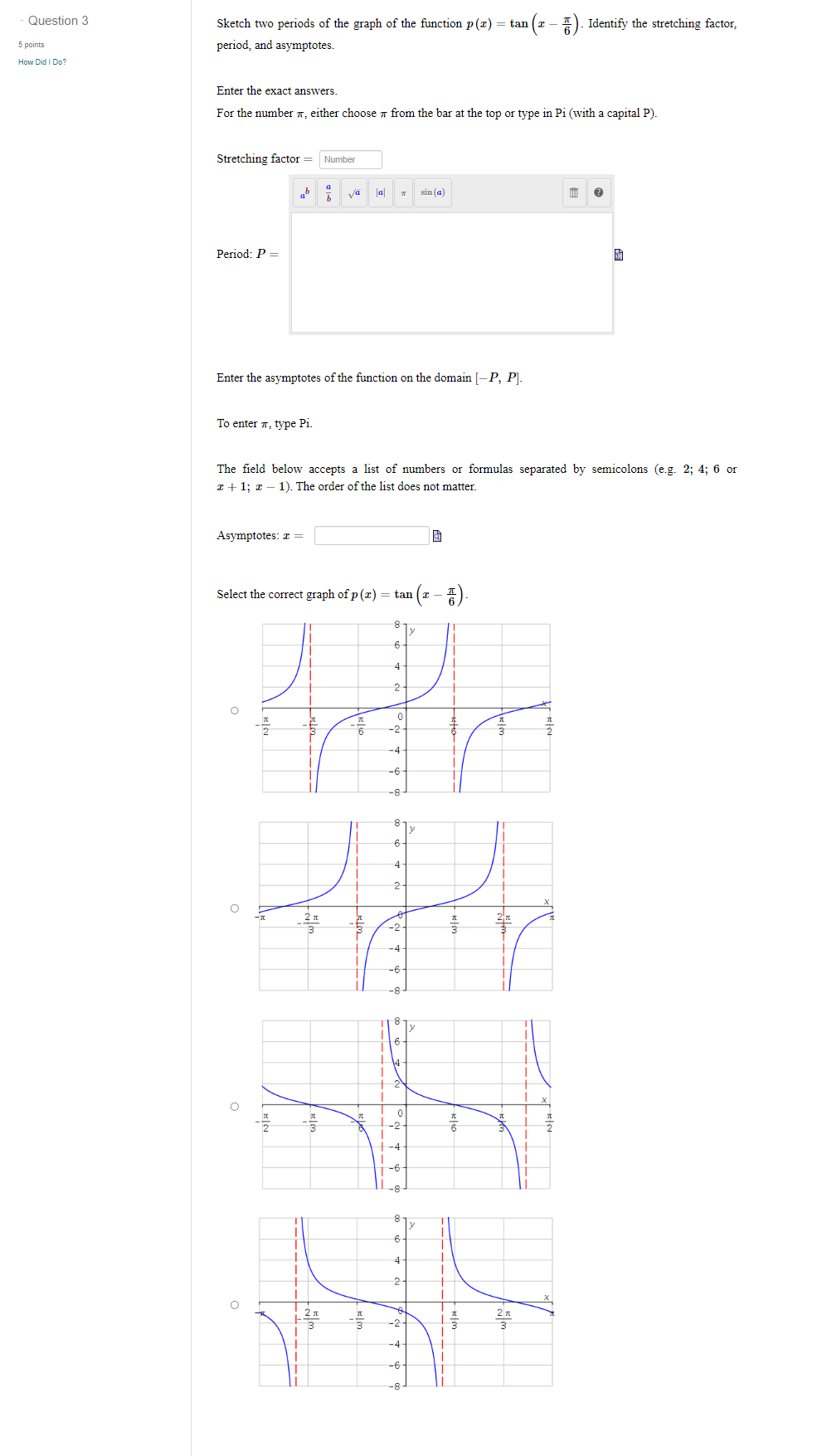Solved Sketch two periods of the graph of the function | Chegg.com