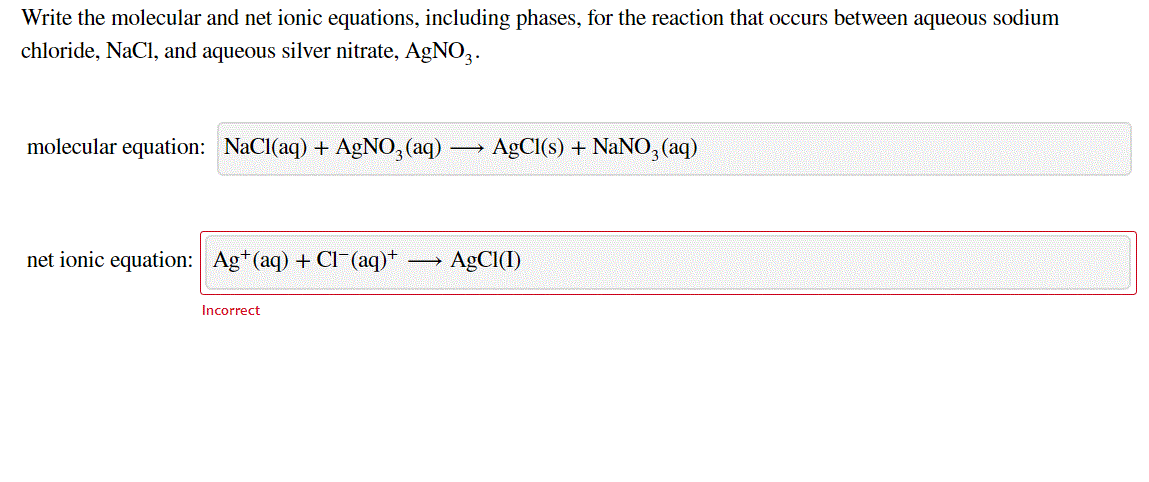 Solved Write the molecular and net ionic equations, | Chegg.com