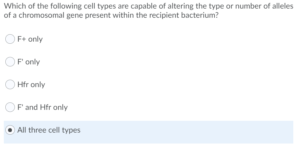 Solved Which of the following cell types are capable of | Chegg.com