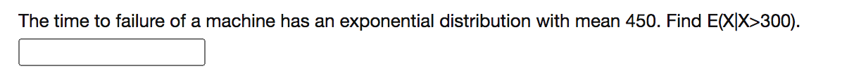 Solved The time to failure of a machine has an exponential | Chegg.com