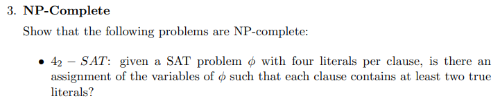 Solved NP-Complete Show that the following problems are | Chegg.com