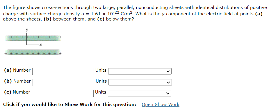 Solved The figure shows cross-sections through two large, | Chegg.com