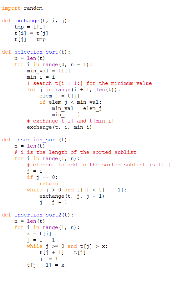 Solved Big-O complexity tells us that selection sort and | Chegg.com