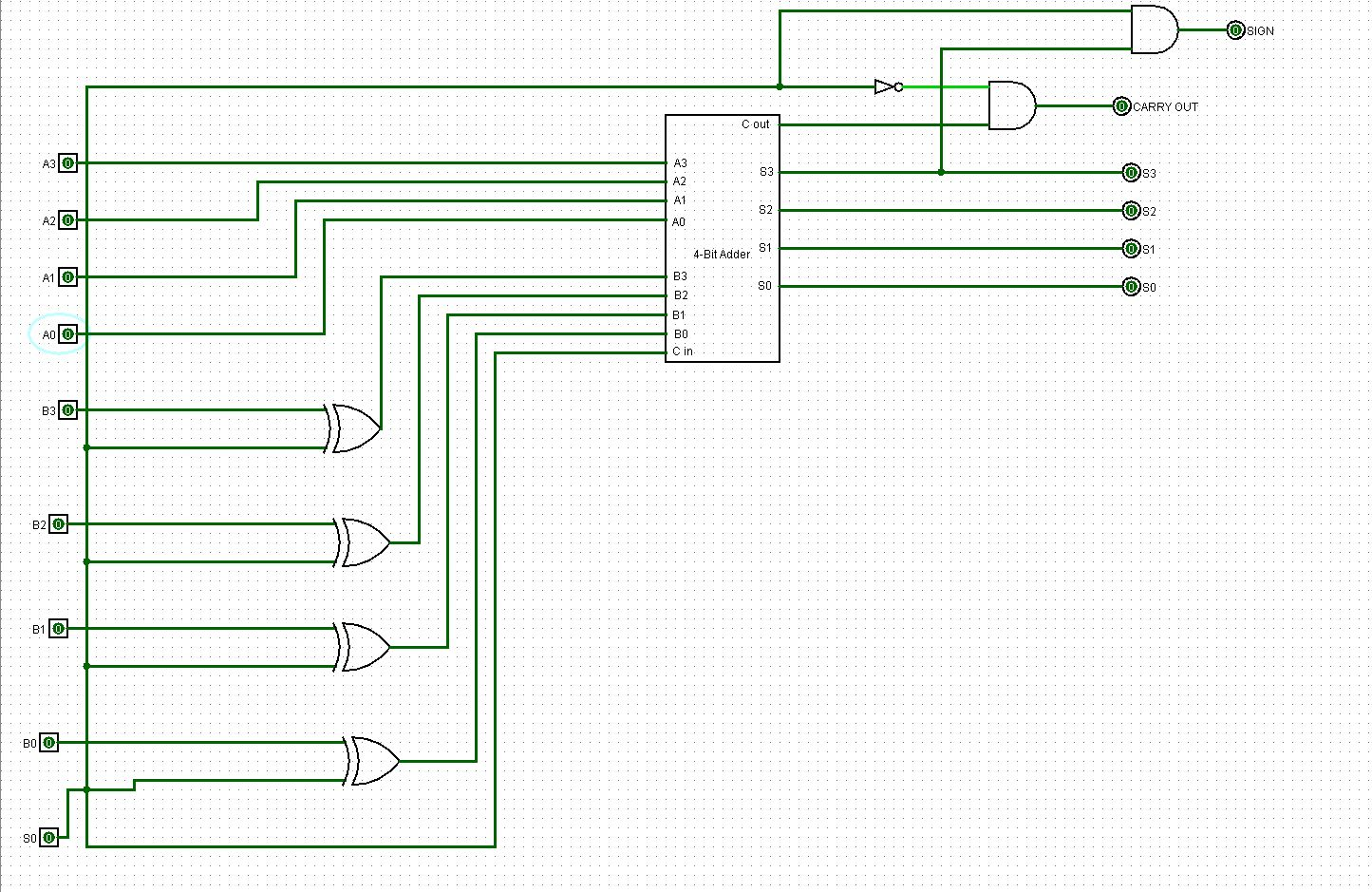 Solved Add Increment and Decrement Function to the 4-bit | Chegg.com