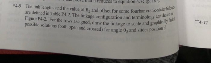 Solved Offset TABLE P4-2 Data for Problems 4-9 to 4-10 Link | Chegg.com