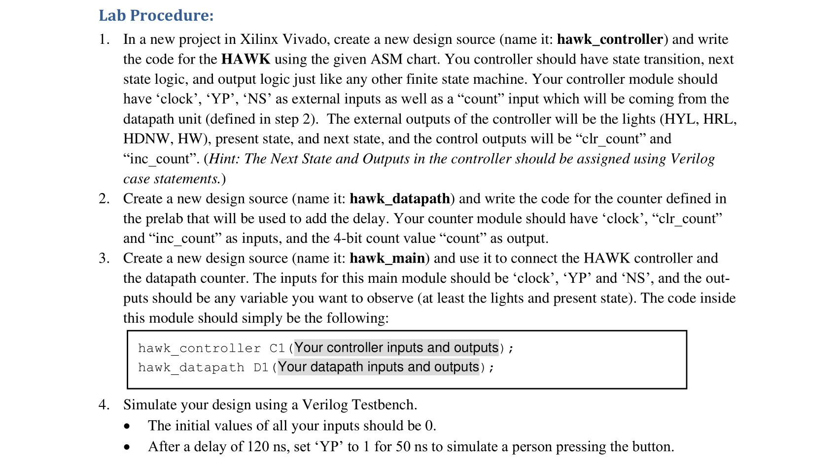 Help! My values in Xilinx Vivado are not displaying | Chegg.com