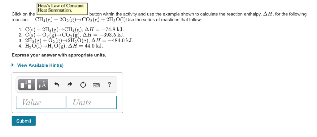 Solved Part A Click the AH is an Extensive Property that was | Chegg.com