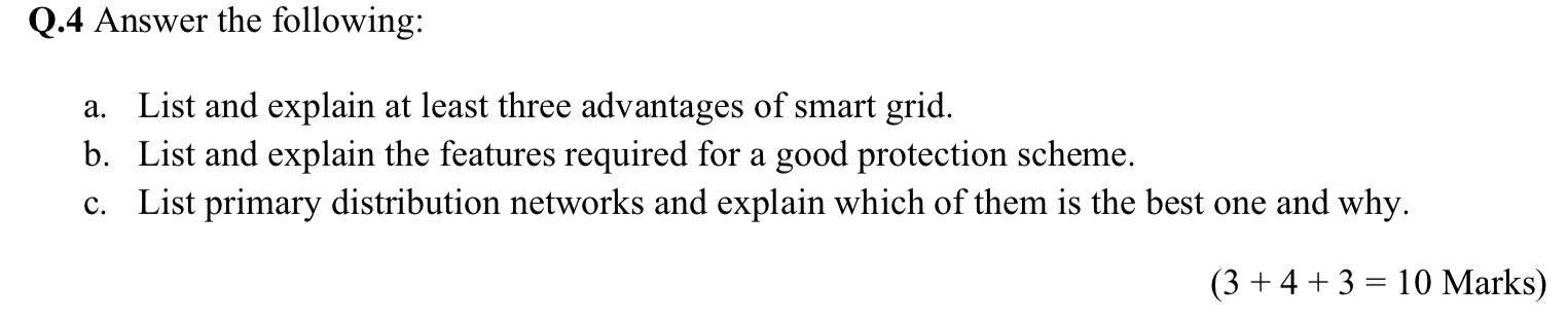 Solved Q.4 Answer the following: a. List and explain at | Chegg.com