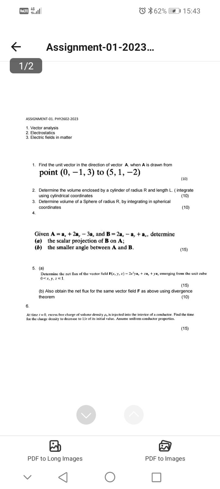 Solved 1. Find the unit vector in the direction of vector A, | Chegg.com