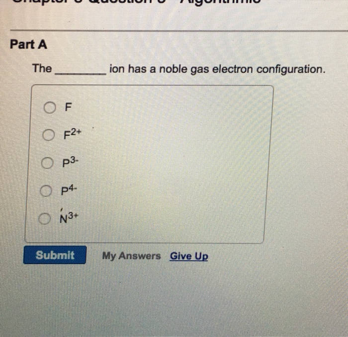 Noble Gases Electron Configuration