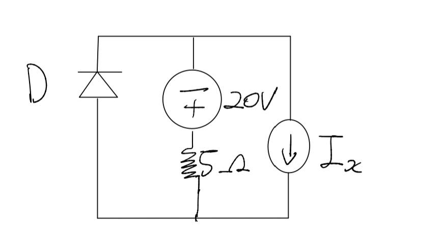 Solved Find the range of the current value Ix in | Chegg.com