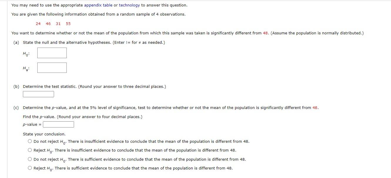 Solved You may need to use the appropriate appendix table or | Chegg.com