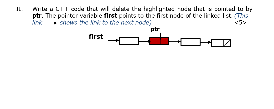 Solved Q.1 For the following declaration, write the code as | Chegg.com