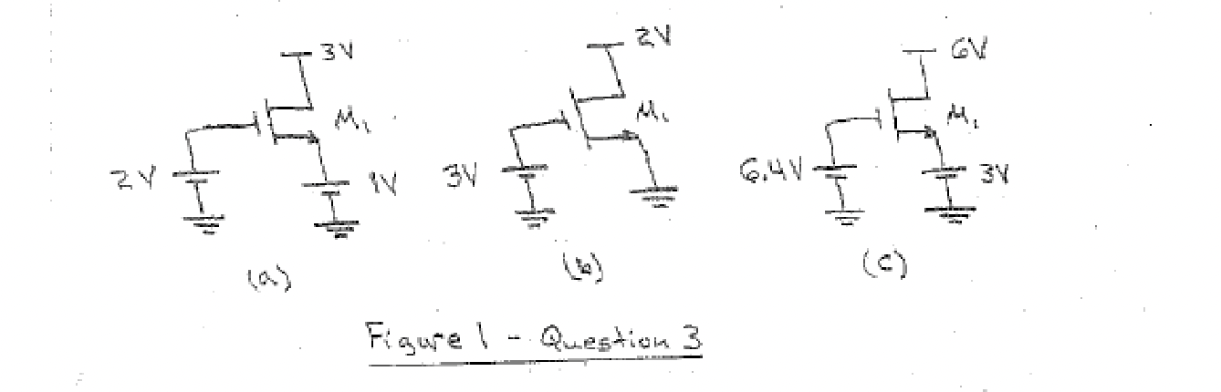 Solved 3.) Determine drain current and the region of | Chegg.com
