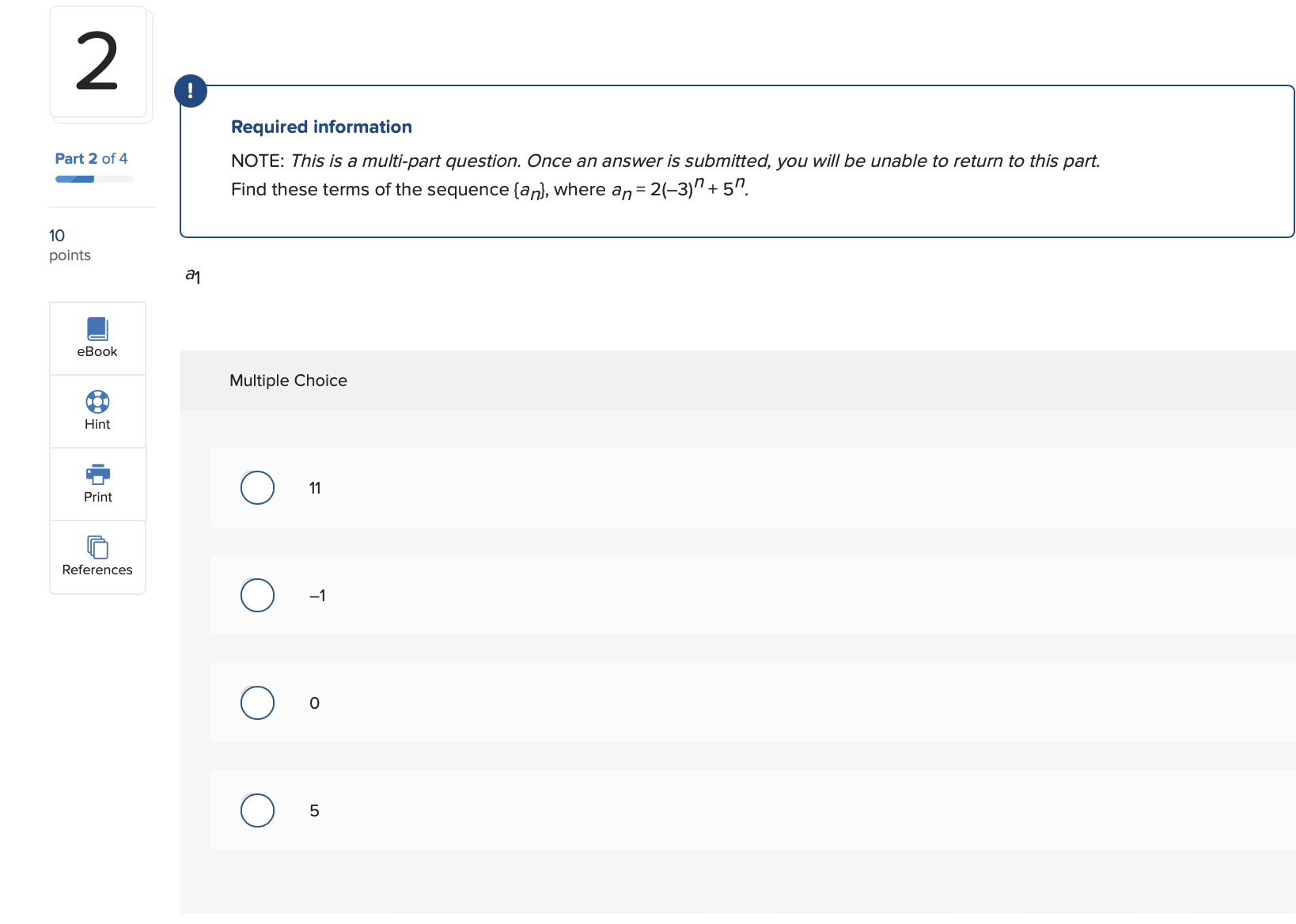 Solved Required information NOTE: This is a multi-part | Chegg.com