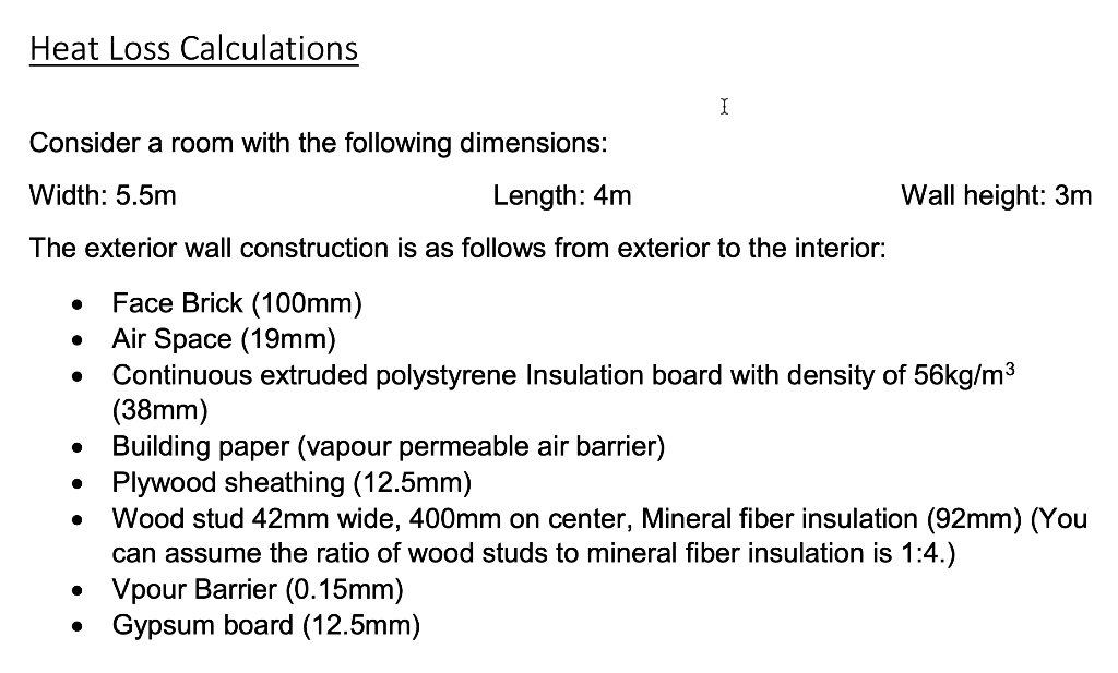 Solved Consider a room with the following dimensions: Width: | Chegg.com