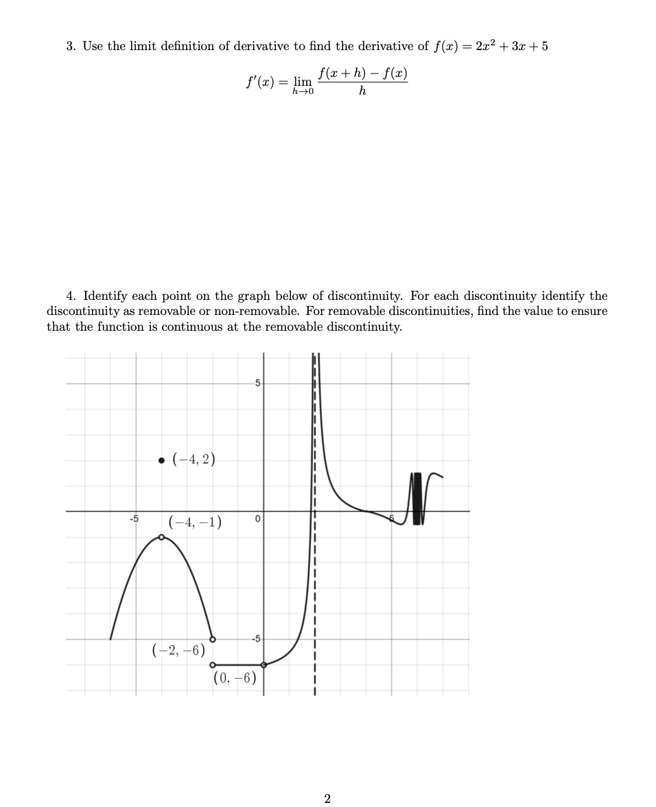 Solved Use the limit definition of derivative to find the | Chegg.com