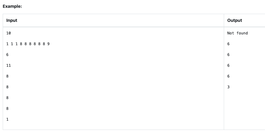 Solved Task You Are Given A Sorted Array Of N Integer