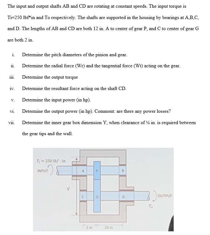 Solved The input and output shafts AB and CD are rotating at | Chegg.com