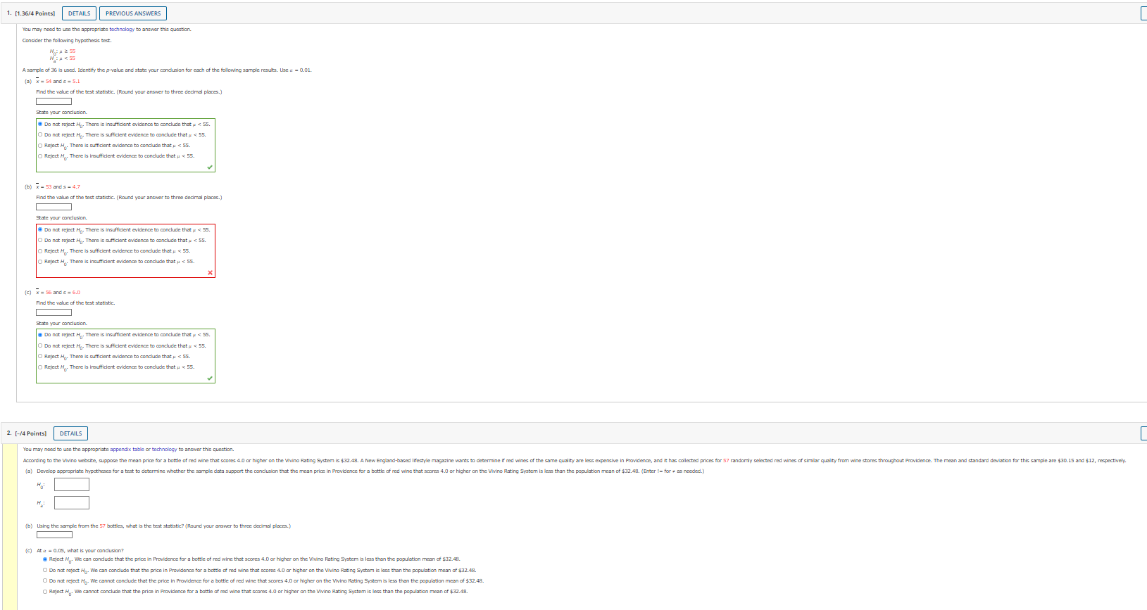 Solved 1. (1.36/4 points) DETAILS PREVIOUS ANSWERS | You may | Chegg.com
