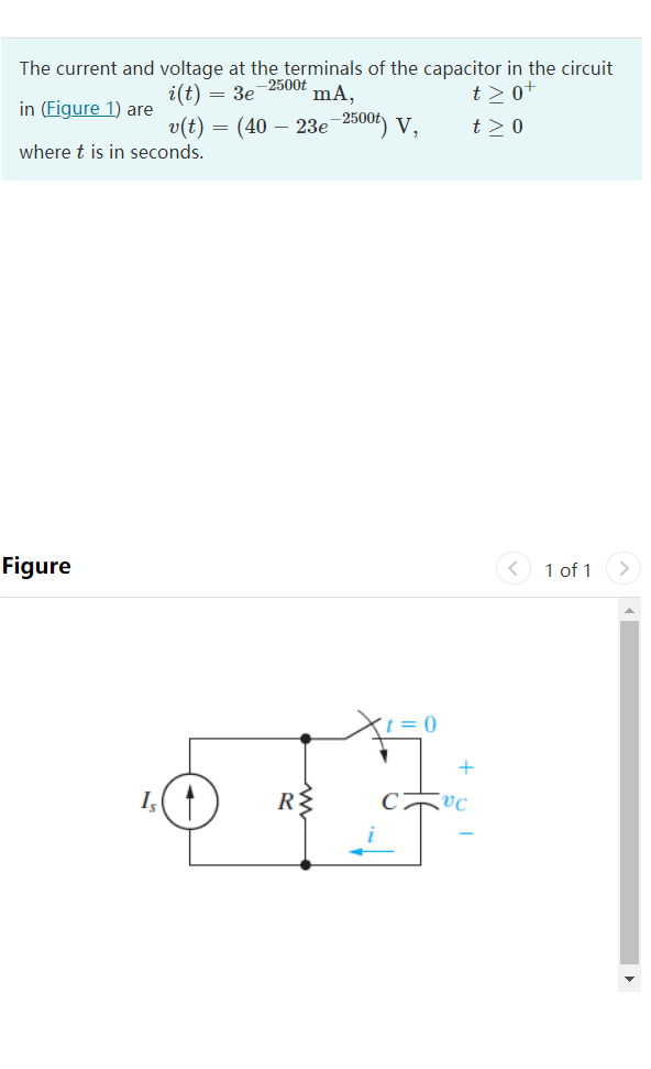 Solved Specify the numerical value of Is. Specify the | Chegg.com