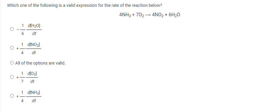 Solved Which one of the following is a valid expression for | Chegg.com