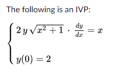 Solved find its solution and express it in an an explicit | Chegg.com
