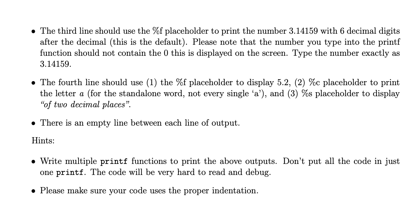 Solved Description In Daily 4, you are going to write a | Chegg.com