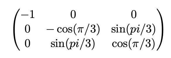 Solved Write the axis-angle representation and the | Chegg.com