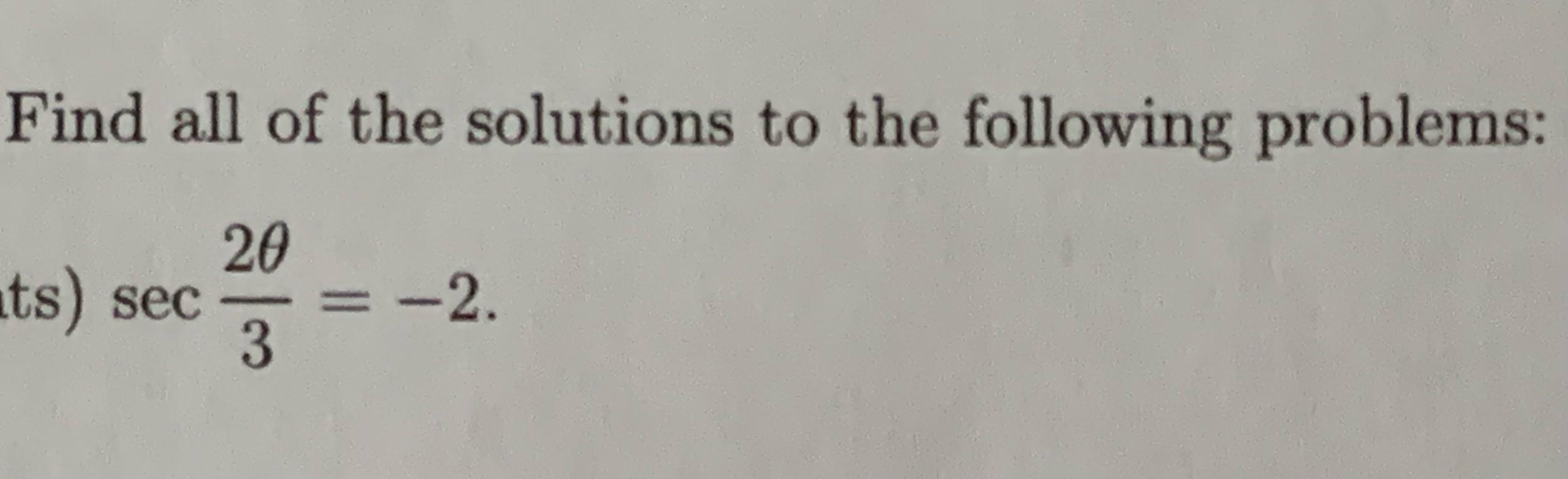 Solved csc(375°)cot?(210) Find all of the solutions to the | Chegg.com