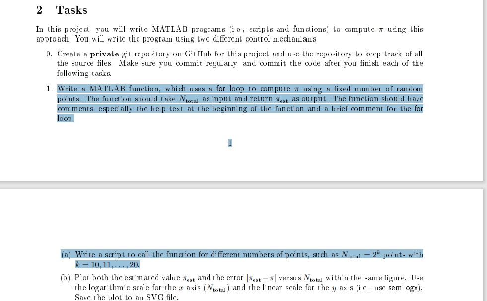 Please use MATLAB, this is for a monte carlo | Chegg.com